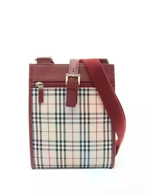 Burberry Nova Check Canvas Crossbody Bag