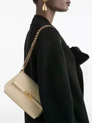 Dolce & Gabbana Marlene Shoulder Bag In Calfskin Neutrals