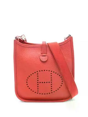 Hermès 2015 Evelyn Tpm Shoulder Bag - Red