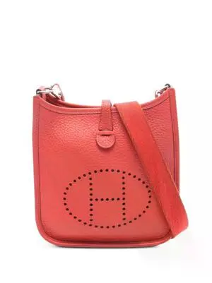 Hermès 2015 Evelyn Tpm Shoulder Bag Red