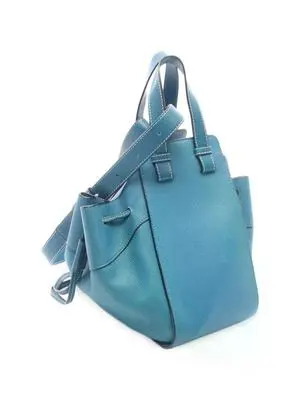 Loewe 2000s Small Hammock Drawstring Tote Bag - Blue