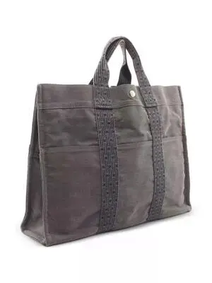 Hermès Canvas Tote Bag - Grey