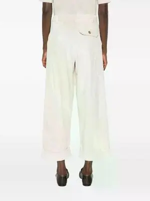 KILTIE Spencer Trousers Cream Beige Corduroy