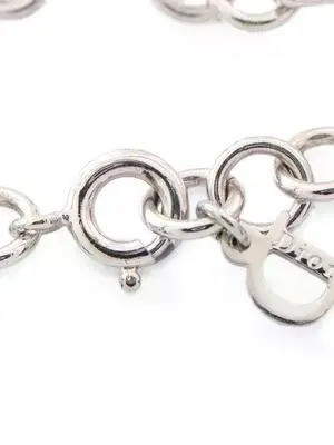 Dior 2010s Crystal Heart Padlock Necklace