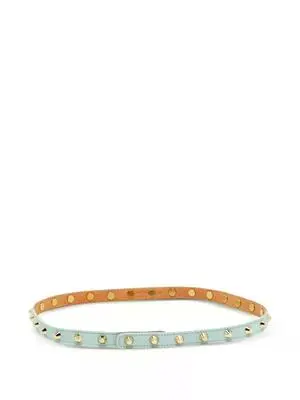 Versace Stud-embellishment Leather Belt