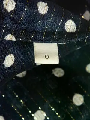Sandro Polka Dot Metallic Stripe Shirt