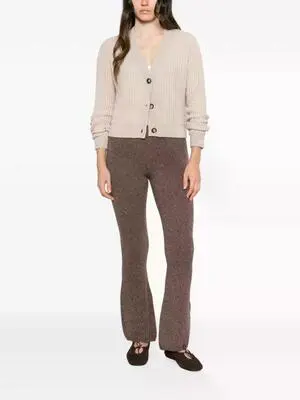 ELY ELY Fine-knit Flared Trousers