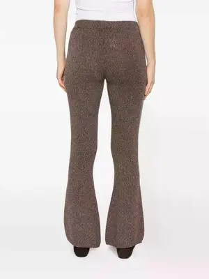 ELY ELY Fine-knit Flared Trousers