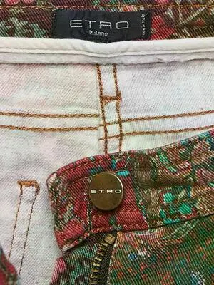 Etro Paisley-print Floral Trousers