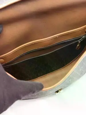 Dior 2000s Honeycomb-pattern Shoulder Bag