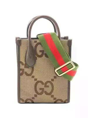 Gucci Jumbo Gg Canvas Tote Bag