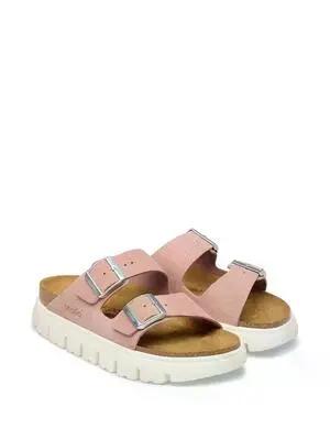 BIRKENSTOCK Arizona Buckle-fastening Platform Slides