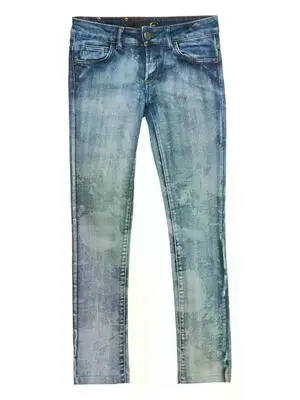 Just Cavalli Patterned Jeans - Blue