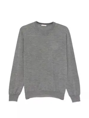 Herno Crew Neck Long Sleeve Sweater - Grey