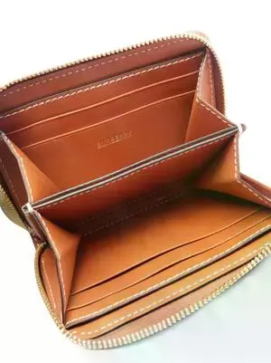 Burberry 2020s Check Zip-around Wallet