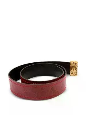 Saint Laurent 1990s Logo Plaque Belt