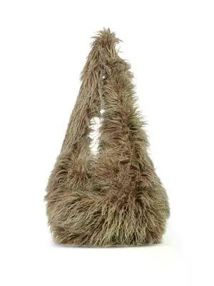 FILTH Faux-fur Shoulder Bag - Neutrals