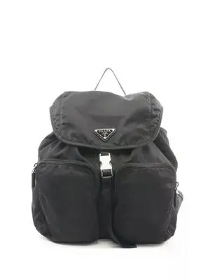 Prada 2010s Tessuto Buckle Backpack