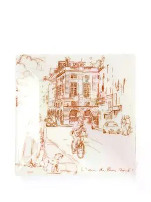 Hermès The Air Of Paris' Porcelain Organizer Tray - White