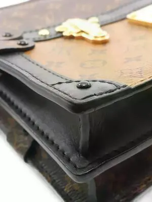 LOUIS VUITTON Trunk Monogram Reverse Canvas Clutch Bag