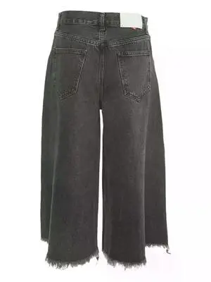 Off-White Faded Raw-cut Jeans