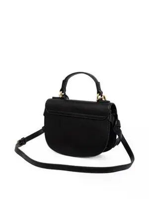 Moschino Logo-plaque Pebbled Tote Bag