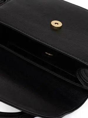 Moschino Logo-plaque Pebbled Tote Bag