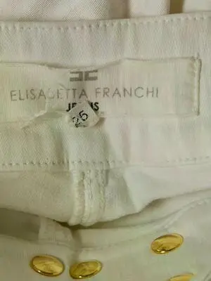 Elisabetta Franchi Logo-plaque Jeans