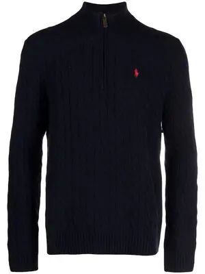 Polo Ralph Lauren Long Sleeve Quarter Zip Sweater