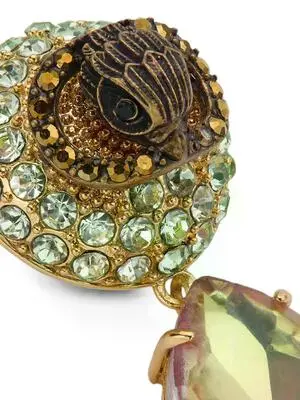 Kurt Geiger Eagle-head Crystal-embellished Earrings