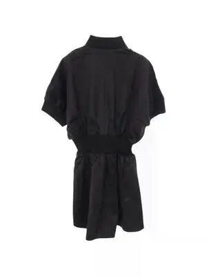 LOUIS VUITTON 2010s Puff-sleeve Zip-up Mini Dress