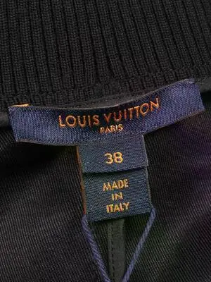LOUIS VUITTON 2010s Puff-sleeve Zip-up Mini Dress
