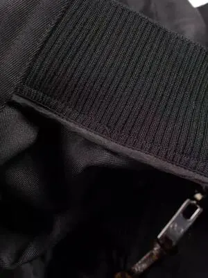 LOUIS VUITTON 2010s Puff-sleeve Zip-up Mini Dress
