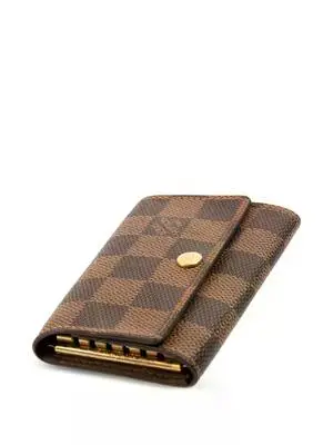 LOUIS VUITTON 2000s Damier Ebène Six-hook Key-case