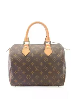 LOUIS VUITTON 2002 25 Speedy Tote Bag - Brown