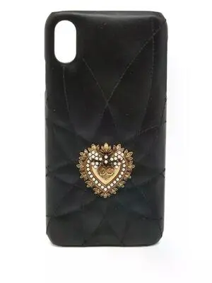 Dolce & Gabbana Quilted-heart Iphone Xs Case