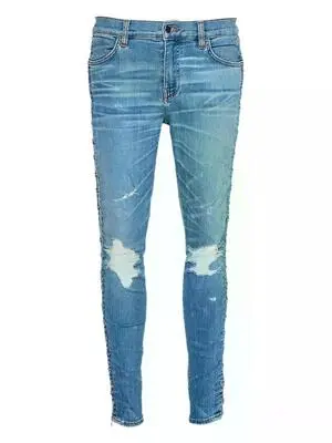 Amiri 2024 Distressed Chain Trousers - Blue