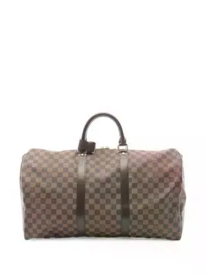 LOUIS VUITTON Keepall Damier Ebene Bag