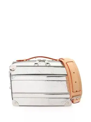 LOUIS VUITTON 2010s Monogram Mirror Soft Trunk Handbag