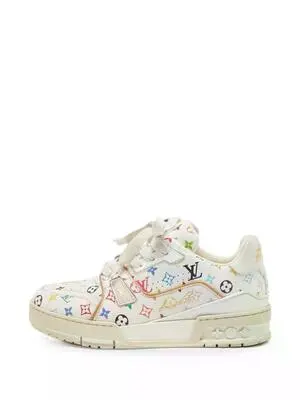 LOUIS VUITTON X Takashi Murakami Monogram-print Sneakers - White