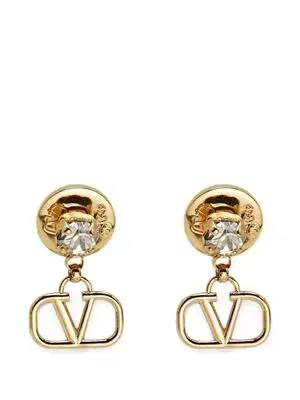 Valentino Garavani Vlogo Crystal Earrings