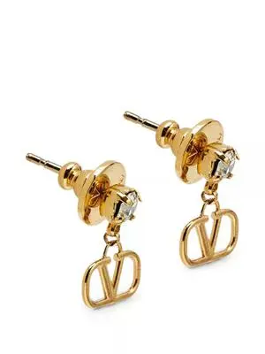 Valentino Garavani Vlogo Crystal Earrings