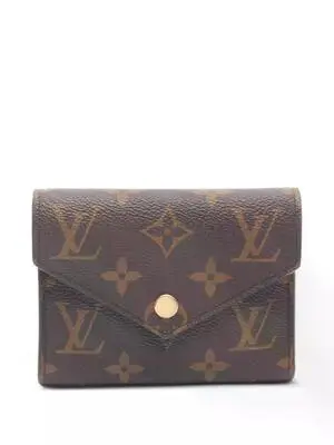 LOUIS VUITTON 2010s Victorine Monogram Wallet - Brown
