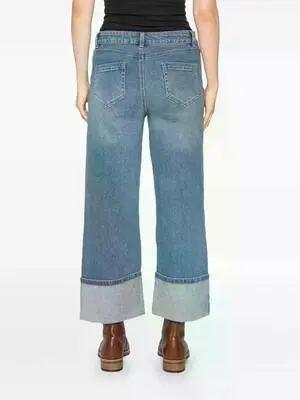 MAISON123 Denim Turn-up Cuff Jeans