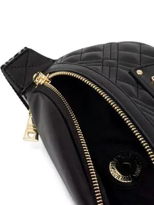 Moschino Quilted Logo-plaque Belt Bag