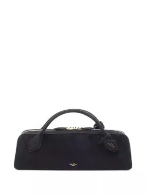 Alaïa Le Teckel Suede Bag - Black