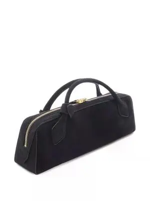 Alaïa Le Teckel Suede Bag - Black