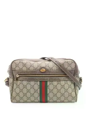 Gucci 2000s Ophidia Gg Supreme Shoulder Bag - Neutrals