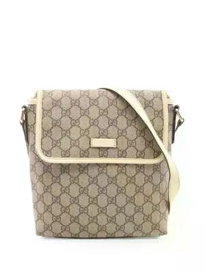 Gucci 2000s Gg Supreme Shoulder Bag - Neutrals