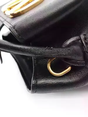 Valentino Garavani Vlogo Leather Handbag